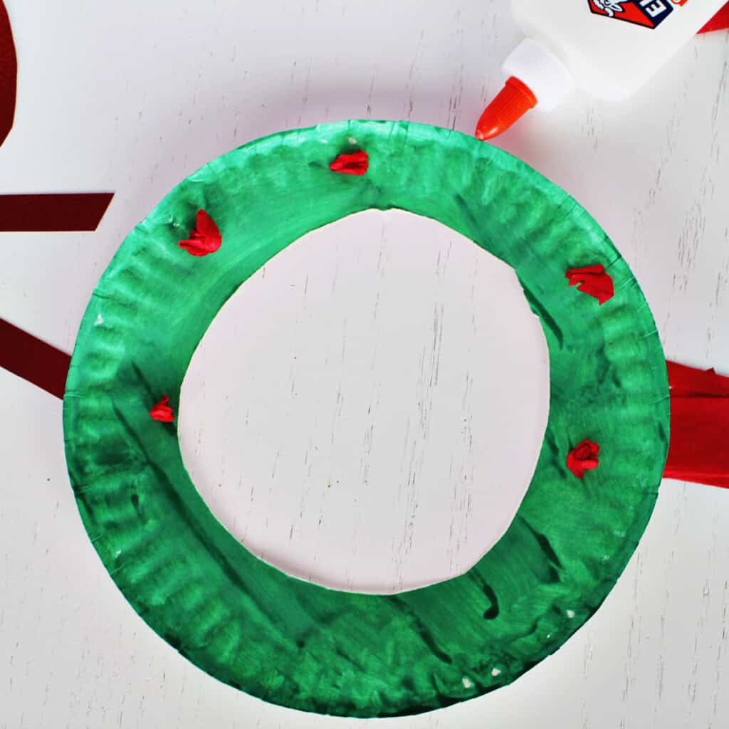 Paper Plate Christmas Wreath Kids Craft - Childhood Magic