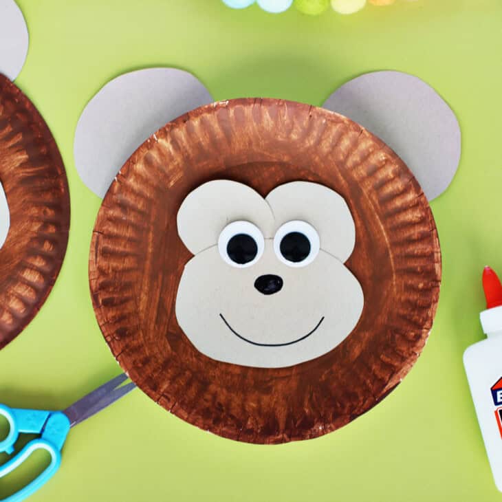 Paper Plate Monkey Craft - Childhood Magic