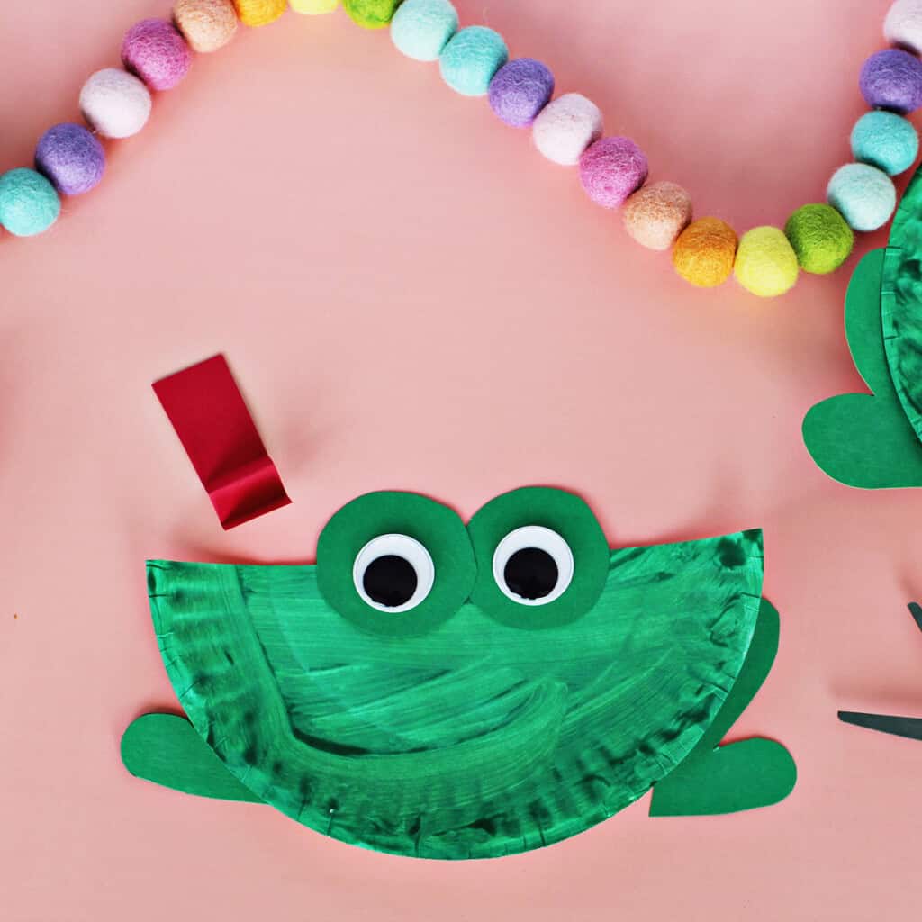 Paper Plate Frog Craft - Childhood Magic