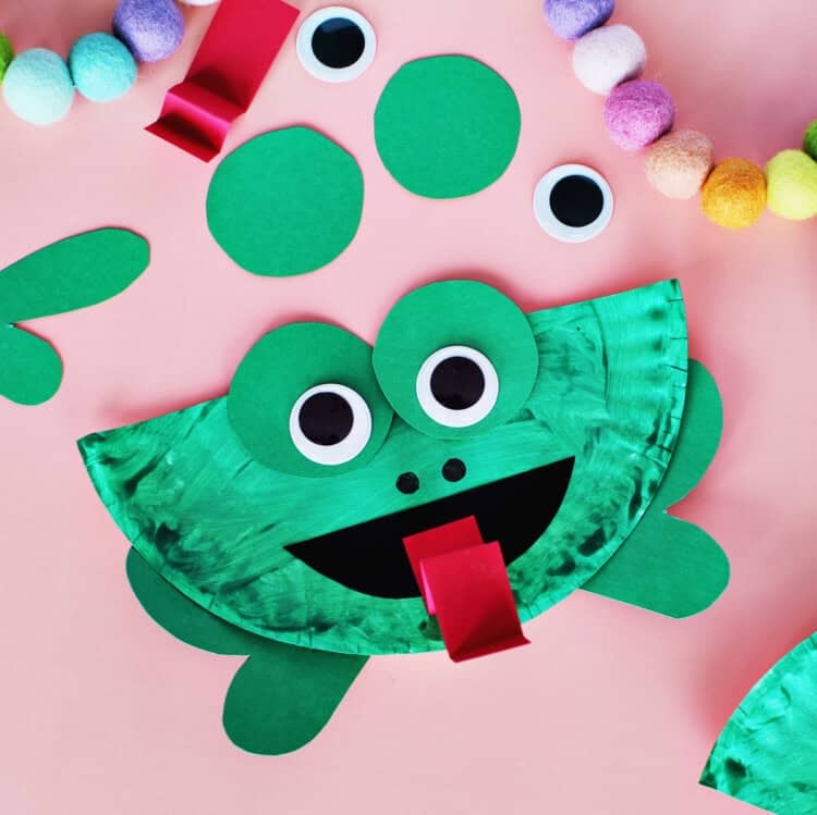 Paper Plate Frog Craft - Childhood Magic