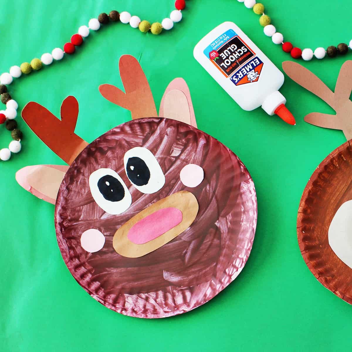 Paper Plate Reindeer Craft - Childhood Magic