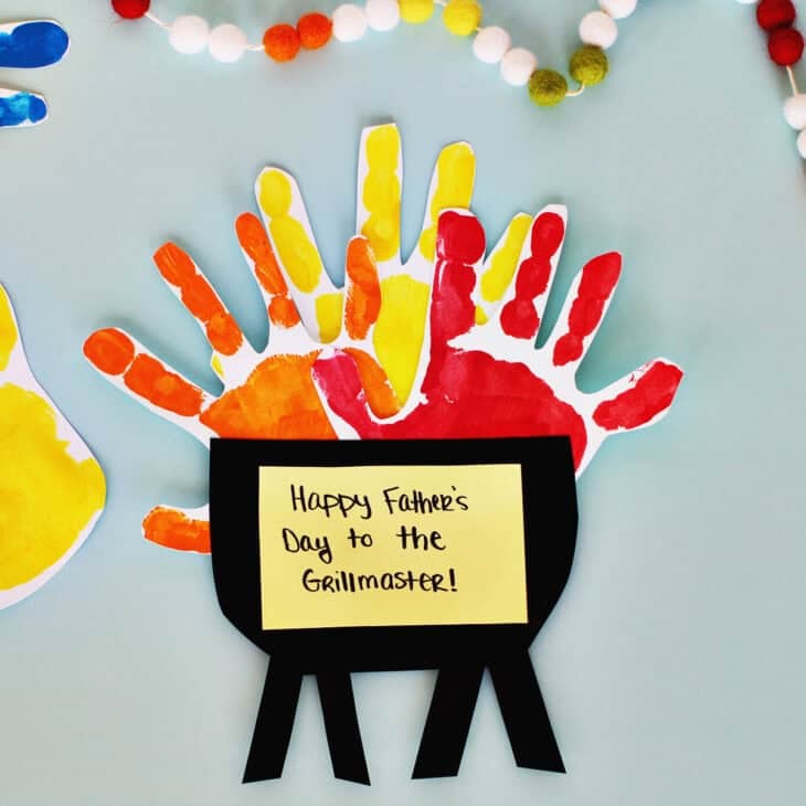 Father's Day Handprint Ideas - Childhood Magic