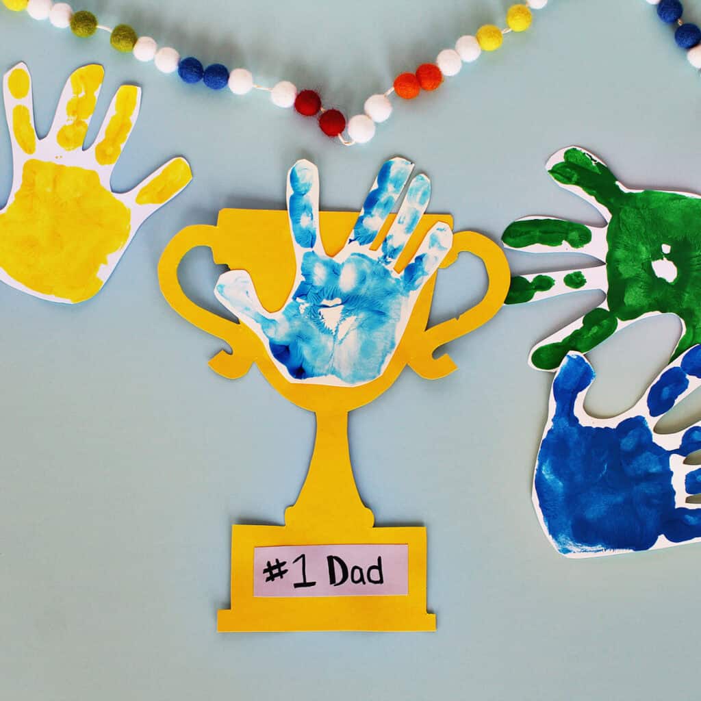 Father's Day Handprint Ideas - Childhood Magic