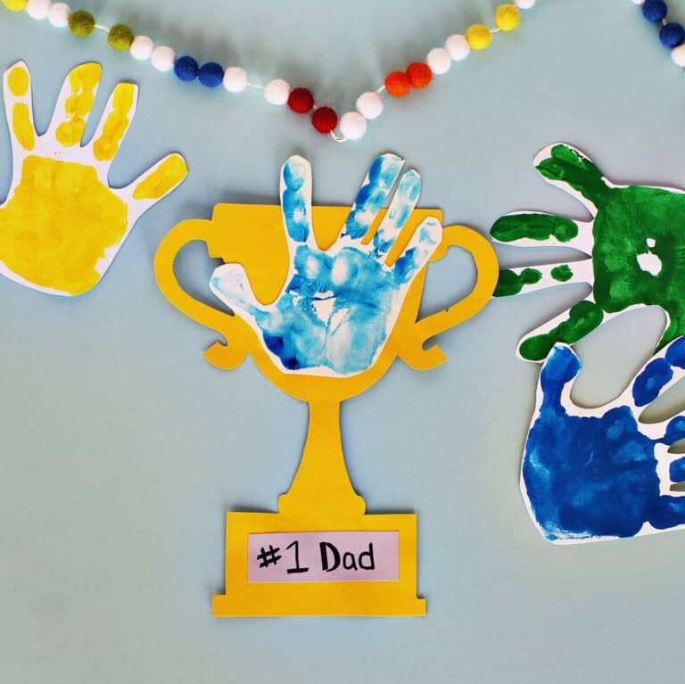 Father's Day Handprint Ideas - Childhood Magic