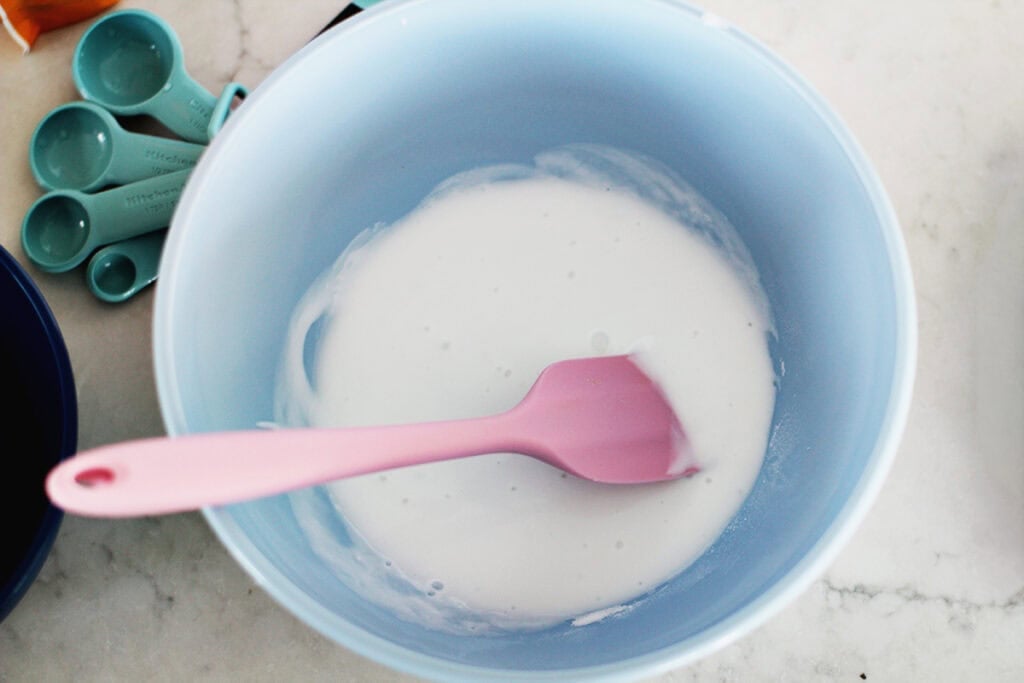 How to Make Snow Slime- Easy Fluffy Slime for Kids - Childhood Magic