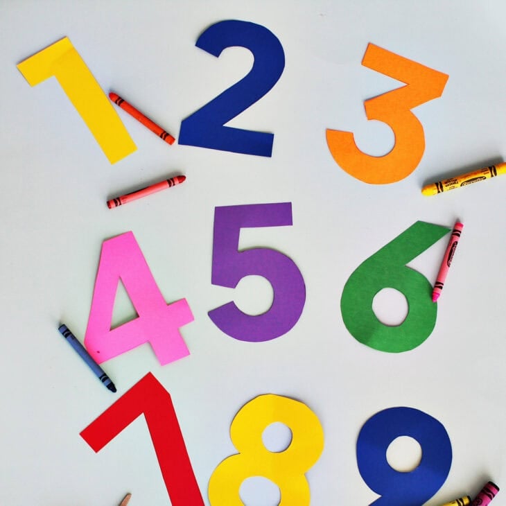 Printable Numbers 0-9: Free Number Outlines for Kids - Childhood Magic