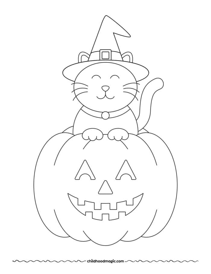 Pumpkin Coloring Pages- Free Printable - Childhood Magic