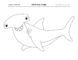 Shark Template- Free Printable for Kids - Childhood Magic