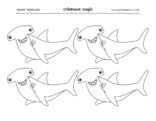 Shark Template- Free Printable for Kids - Childhood Magic