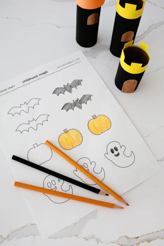 Toilet Paper Roll Haunted House - Childhood Magic