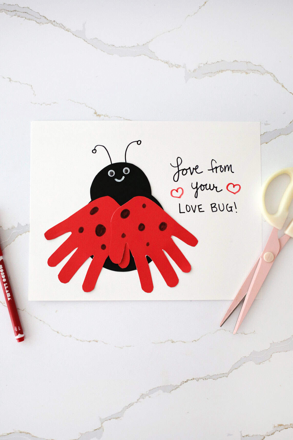 Valentine Handprint Crafts - Childhood Magic