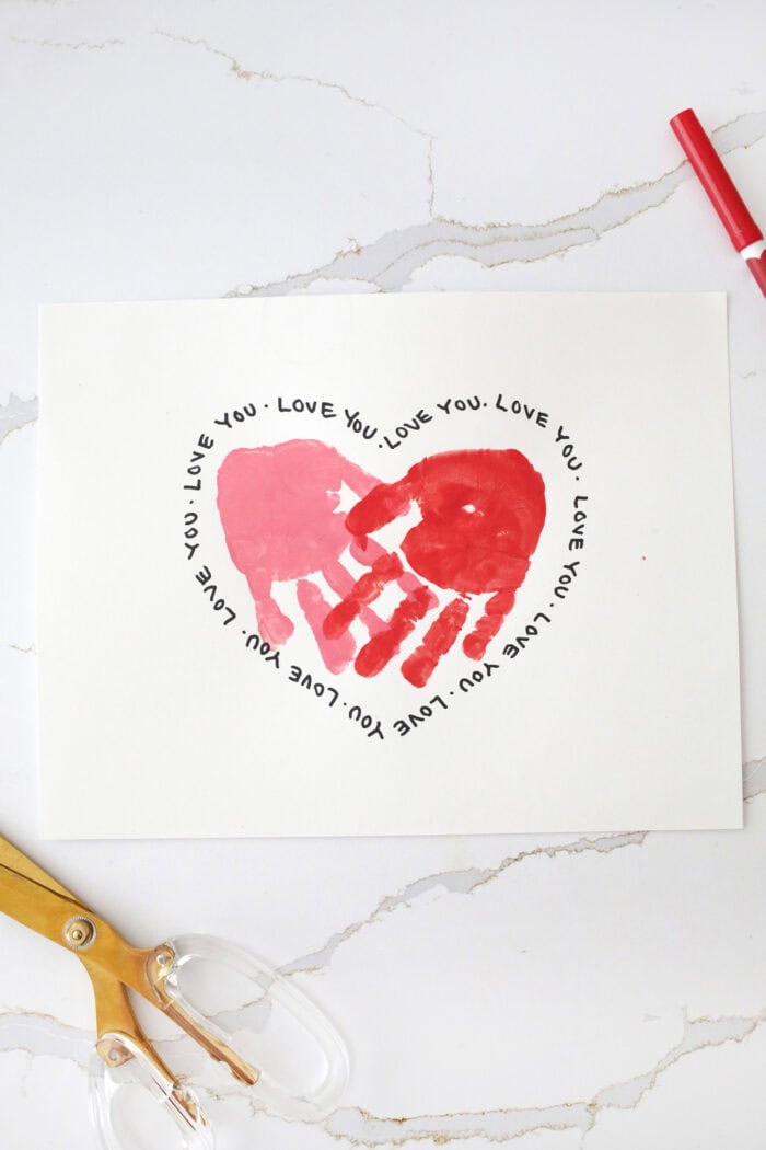 Valentine Handprint Crafts - Childhood Magic