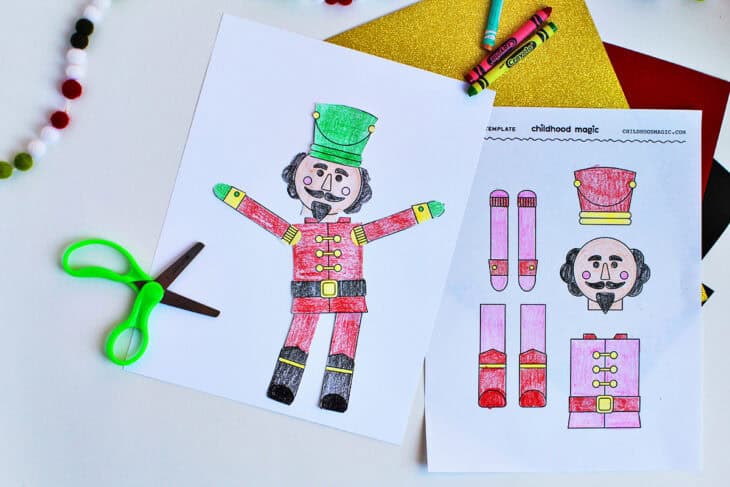 Nutcracker Coloring Page - Free Printable Template - Childhood Magic