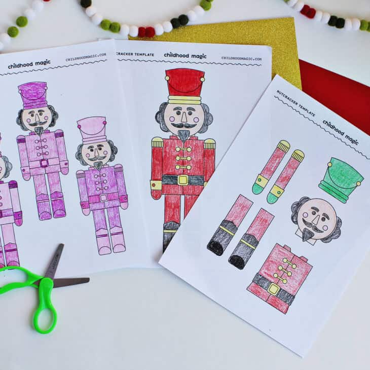 Nutcracker Coloring Page - Free Printable Template - Childhood Magic