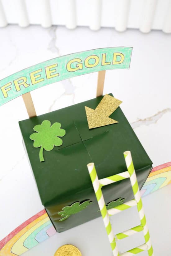 Easy Leprechaun Trap (with Free Printable!) - Childhood Magic