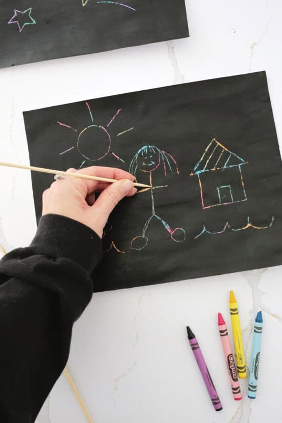 DIY Scratch Art - Childhood Magic