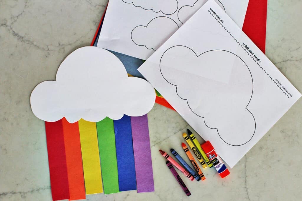 Printable Clouds- Free Templates - Childhood Magic